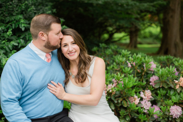 Amy & Joe's Wickham Park Engagement Session - Rachel Girouard Photography